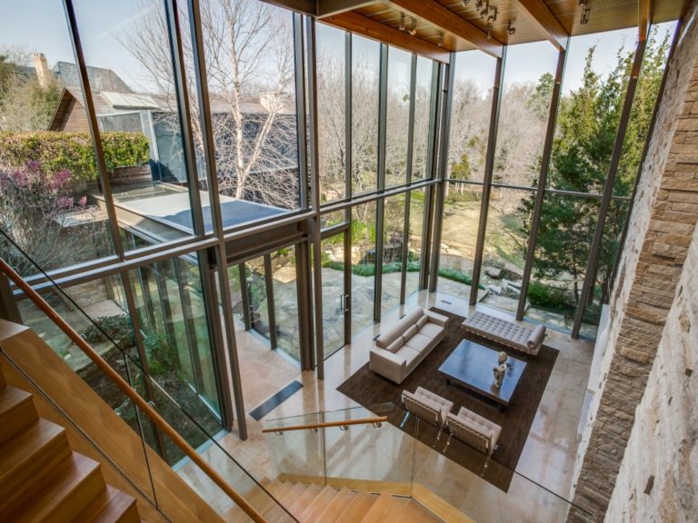The Glen Abbey Glass House is a Dallas Architectural Icon - CandysDirt.com