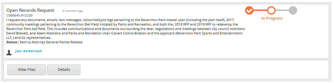 Reverchon Park Open Records Request Stalled To Death - CandysDirt.com