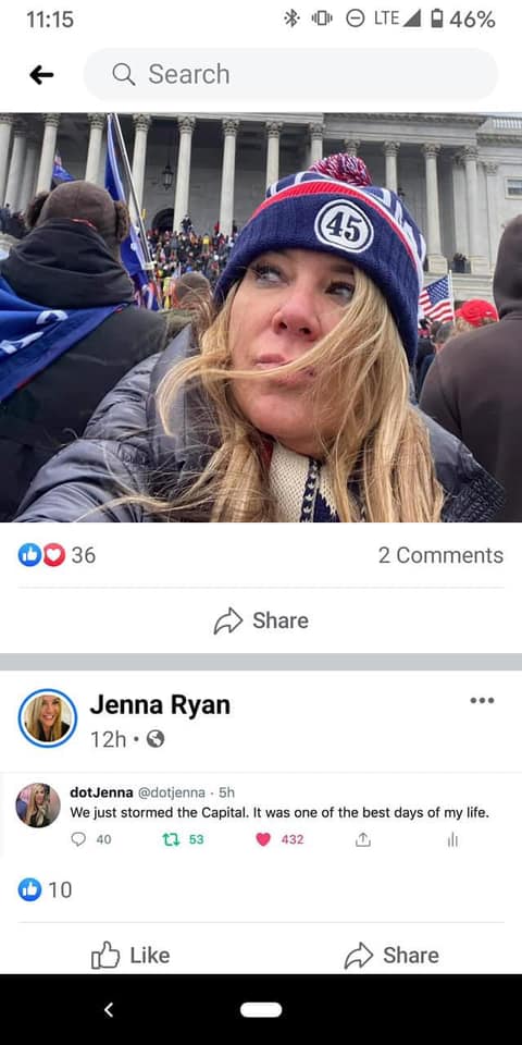 Frisco Broker Jenna Ryan Posts Photos While Crashing Capitol Hill ...