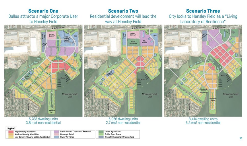 Hensley Field Master Plan Calls For More Than 5,700 New Housing Units ...