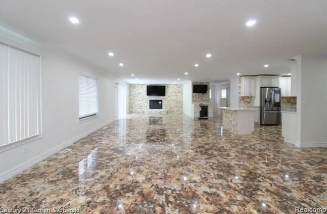 There's So Much Marble in This Michigan Home That It's Really Stoned ...
