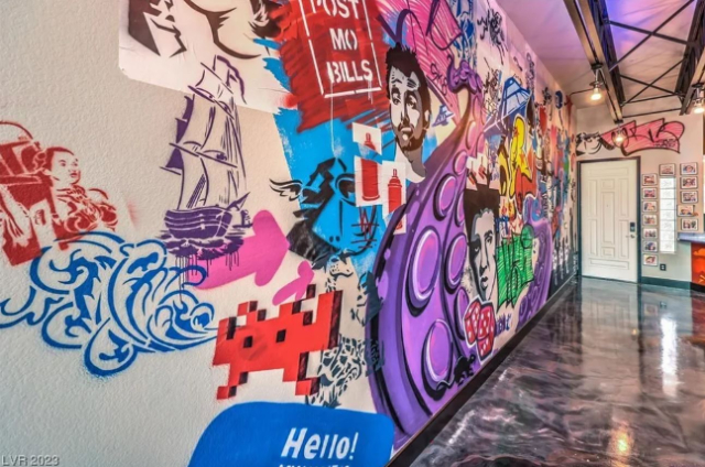 Graffiti Art And Animation Liven Up This Las Vegas Home Fit For Gen Z ...
