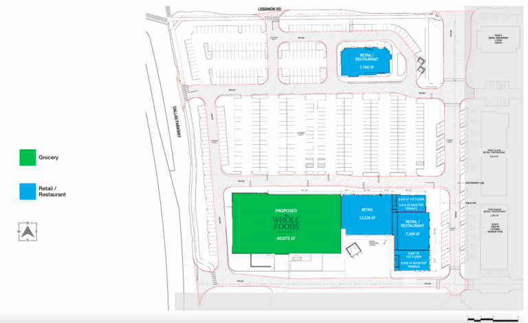 Whole Foods To Anchor Upscale Retail at Frisco’s The Mix